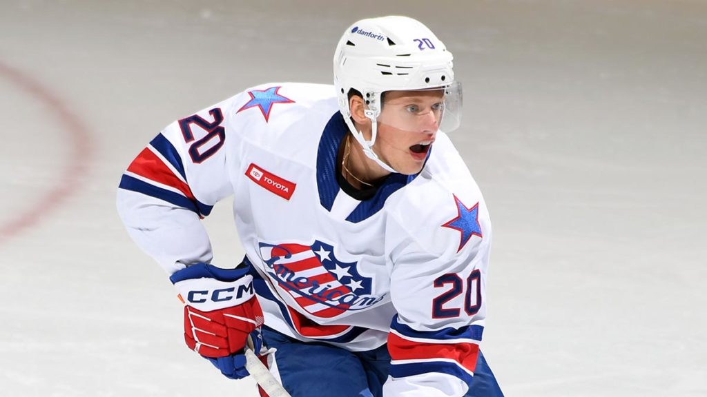 Pilut determined to make impactful return to Amerks | TheAHL.com | The ...