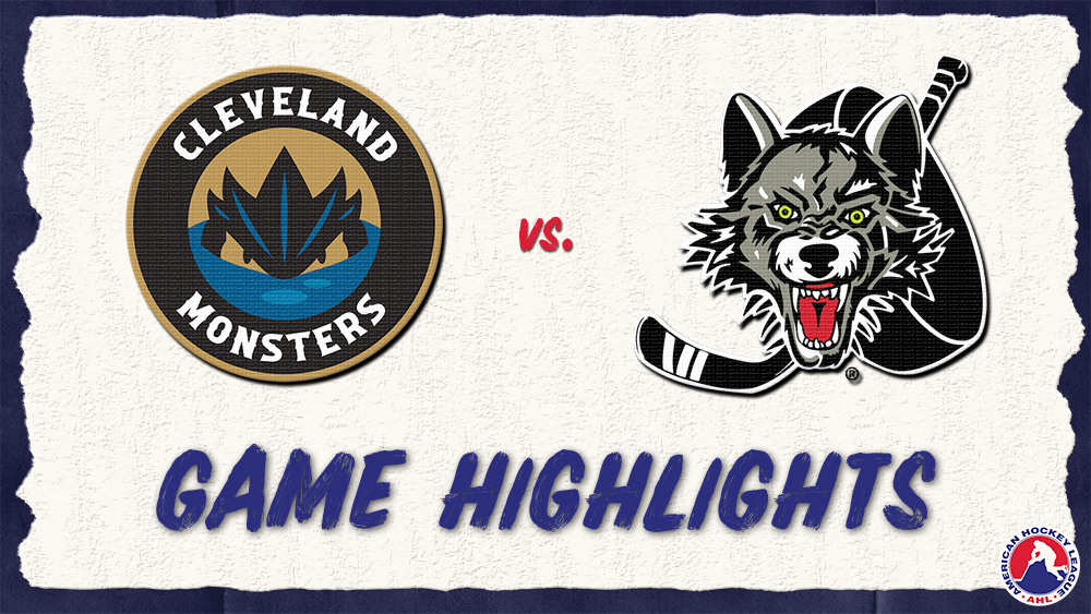 Monsters vs. Wolves | Feb. 17, 2024 | TheAHL.com | The American Hockey ...