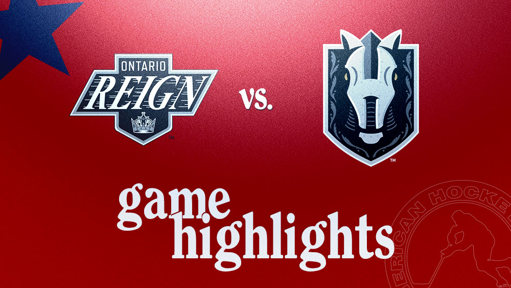 Reign vs. Silver Knights | Jan. 8, 2025 | TheAHL.com | The American ...