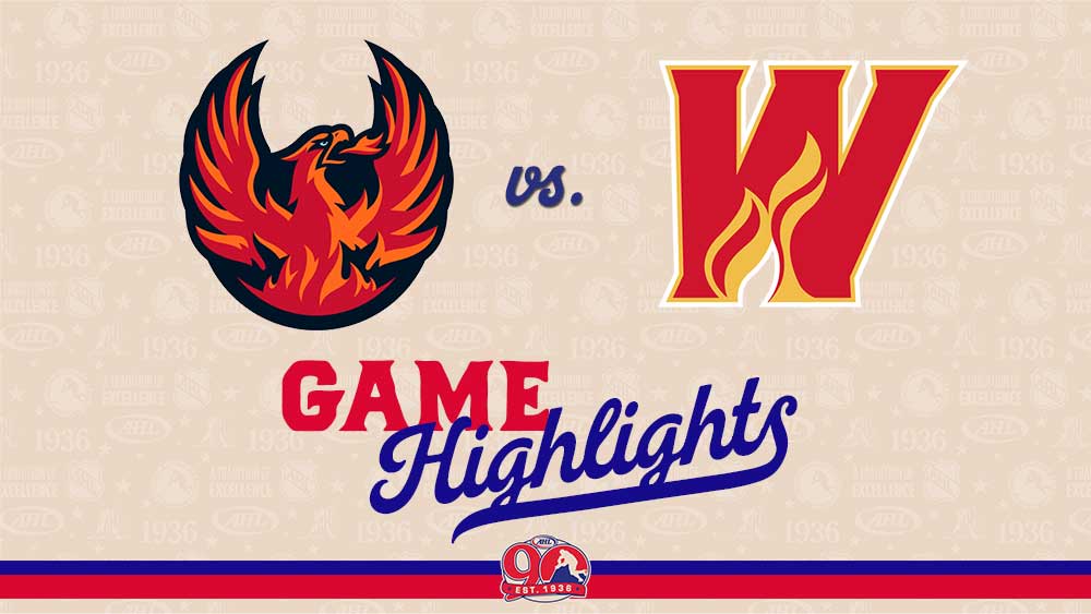 Firebirds vs. Wranglers | Oct. 25, 2025 | TheAHL.com | The American ...