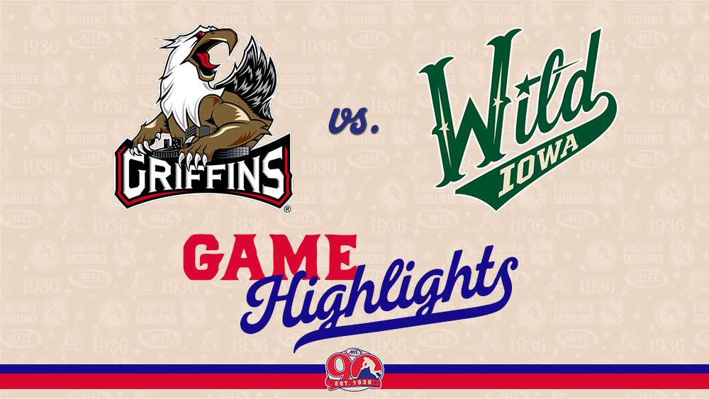 Griffins vs. Wild | Dec. 19, 2025 | TheAHL.com | The American Hockey League