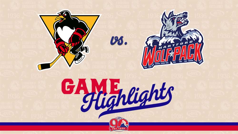 Penguins vs. Wolf Pack | Dec. 10, 2025 | TheAHL.com | The American ...